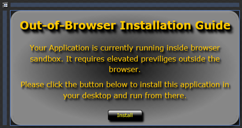 How To Create A Silverlight Oob Installer Wrapper Ui Library Codeproject
